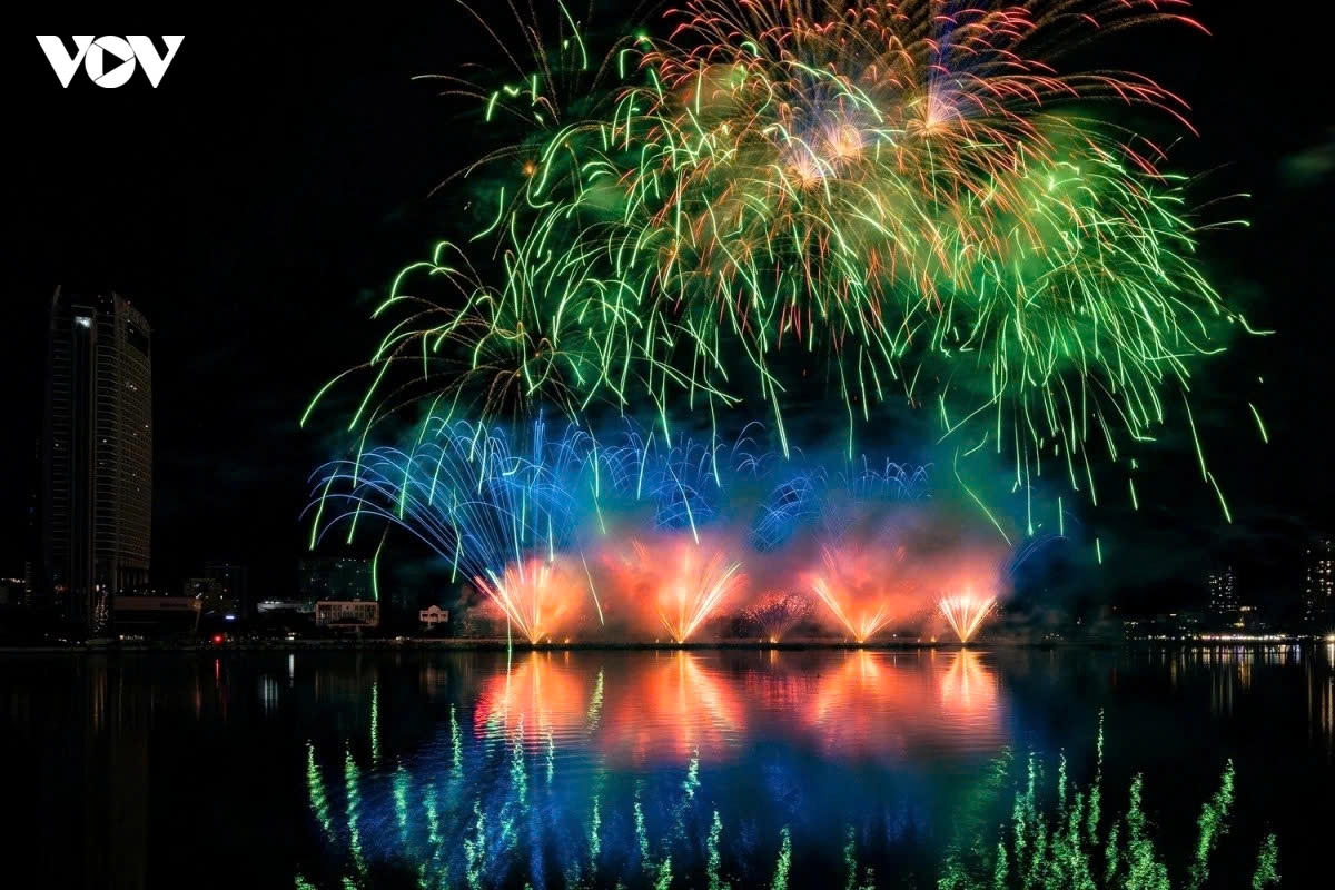 Hosts Da Nang deliver stunning fireworks display at DIFF 2025